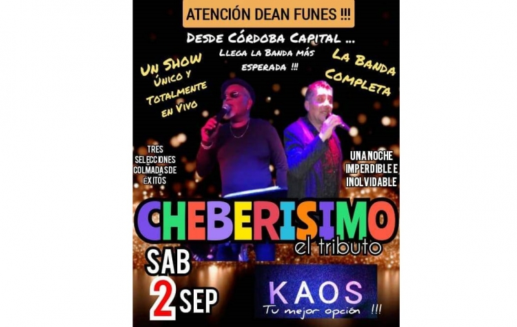 Kaos Multiespacio presenta a ¡Cheberísimo, el mejor tributo a dos ...